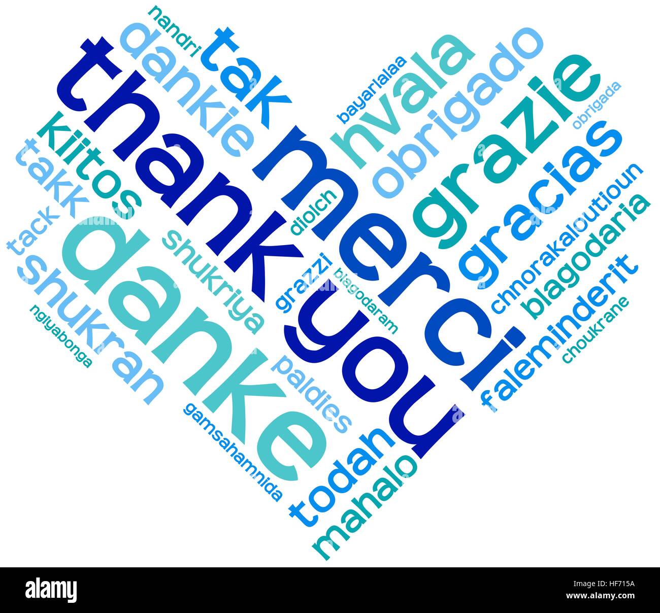 Thank You word cloud on a white background Stock Vector Image & Art - Alamy