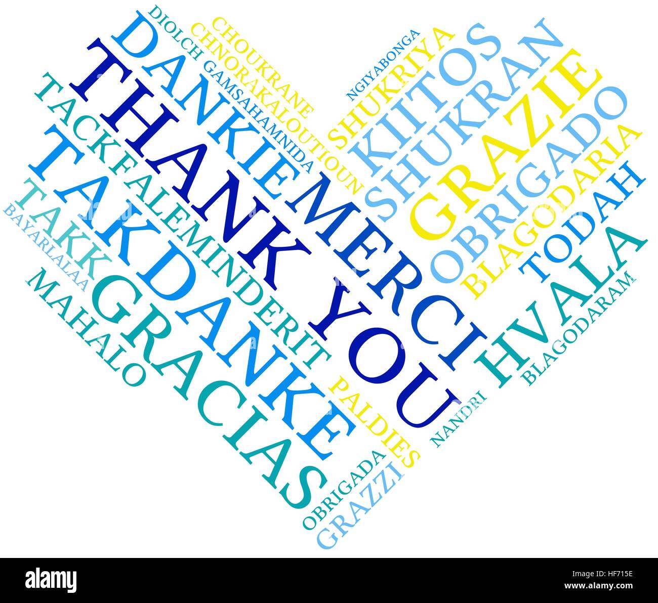 Thank You word cloud on a white background Stock Vector Image & Art - Alamy