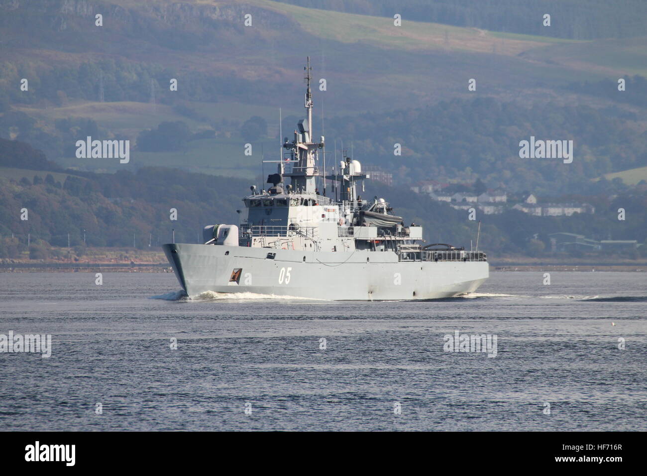 FNS Uusimaa (05), a Hameenmaa-class minelayer of the Finnish Navy ...