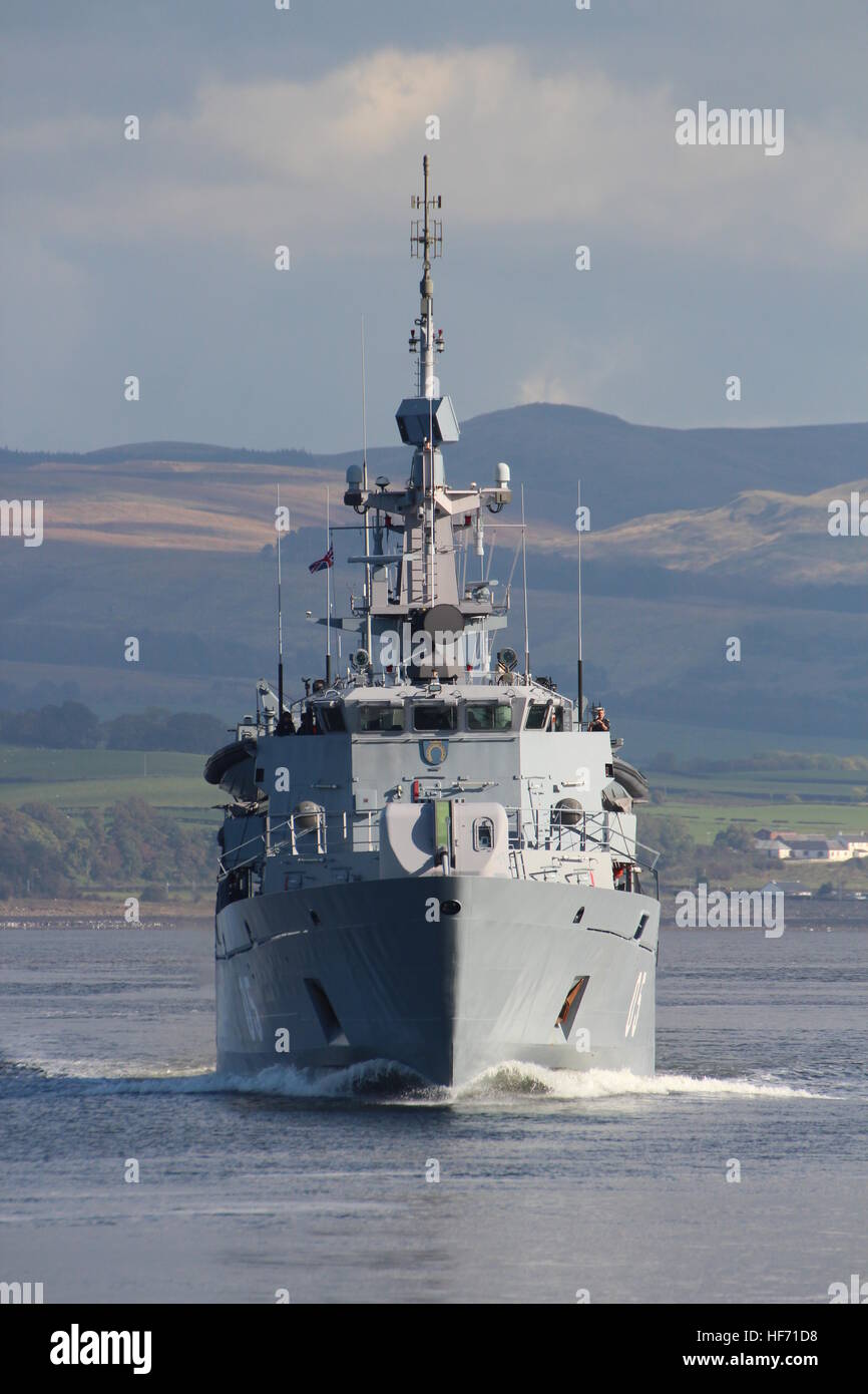 FNS Uusimaa (05), a Hameenmaa-class minelayer of the Finnish Navy ...
