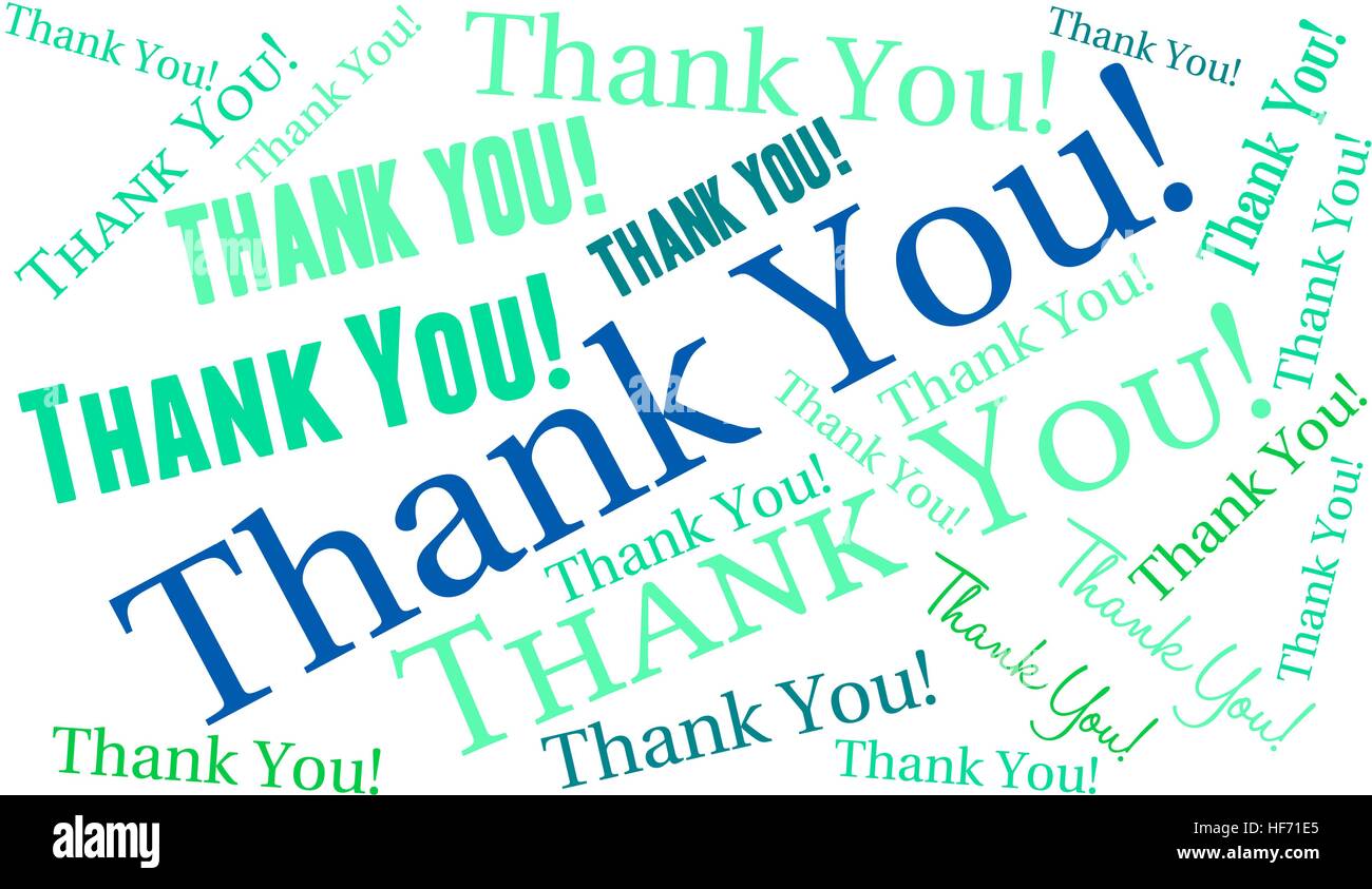 Thank You word cloud on a white background Stock Vector Image & Art - Alamy