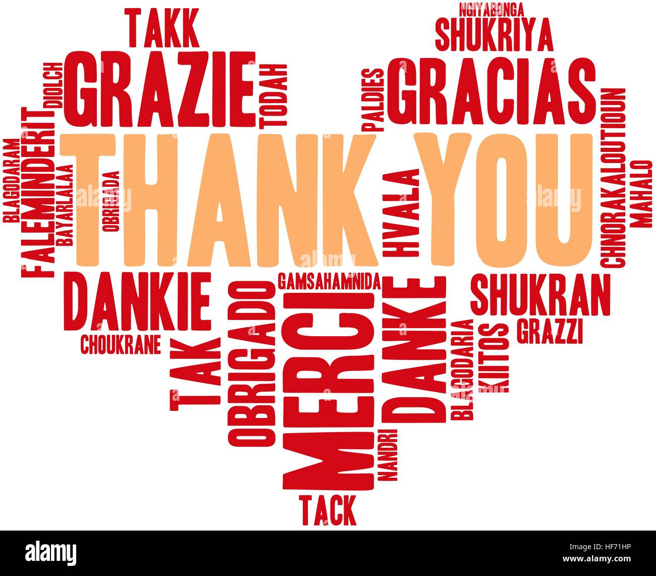 Thank You word cloud on a white background Stock Vector Image & Art - Alamy