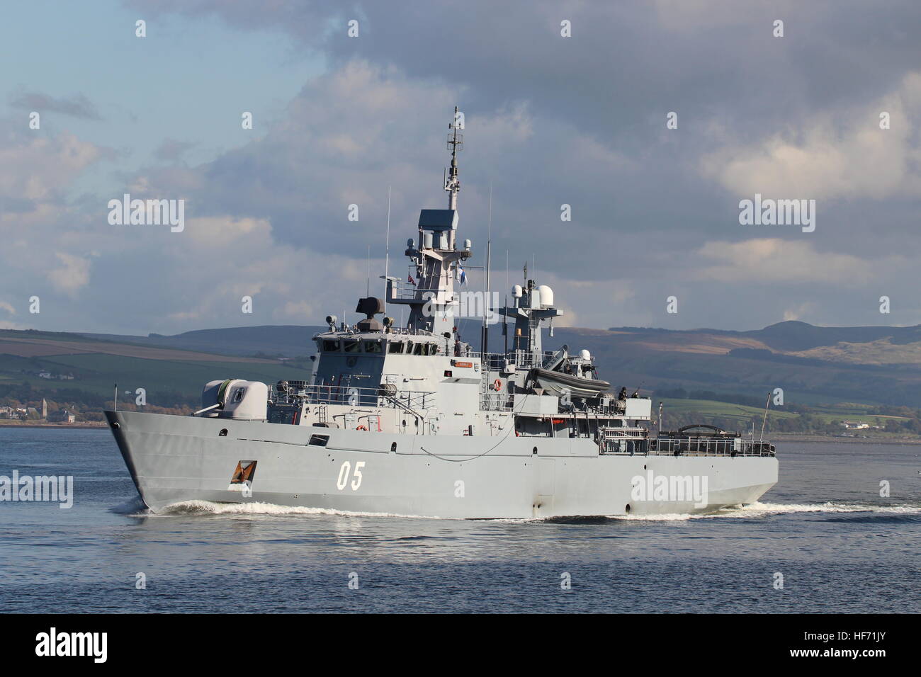 FNS Uusimaa (05), a Hameenmaa-class minelayer of the Finnish Navy ...