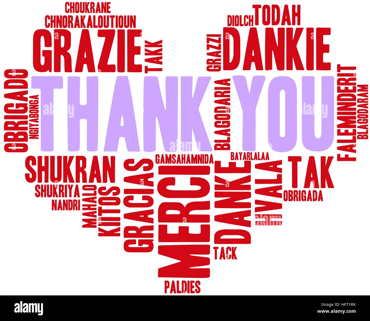 Thank You word cloud on a white background Stock Vector Image & Art - Alamy