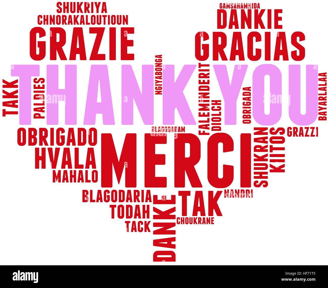 Thank You Word Cloud Stock Vector Image & Art - Alamy