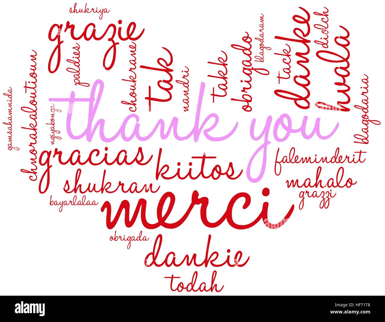 Thank You Word Cloud Stock Vector Image & Art - Alamy