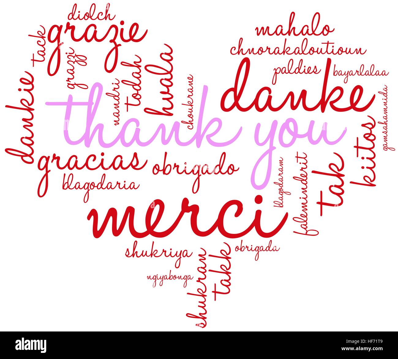 Thank You Word Cloud Stock Vector Image & Art - Alamy