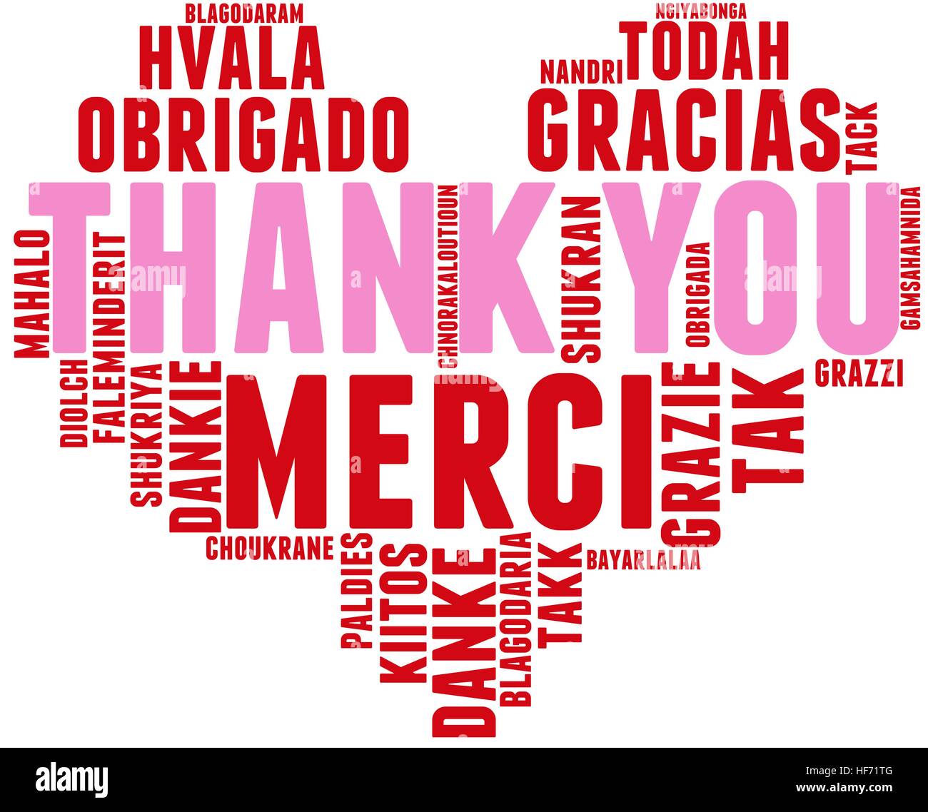 Thank You Word Cloud Stock Vector Image & Art - Alamy