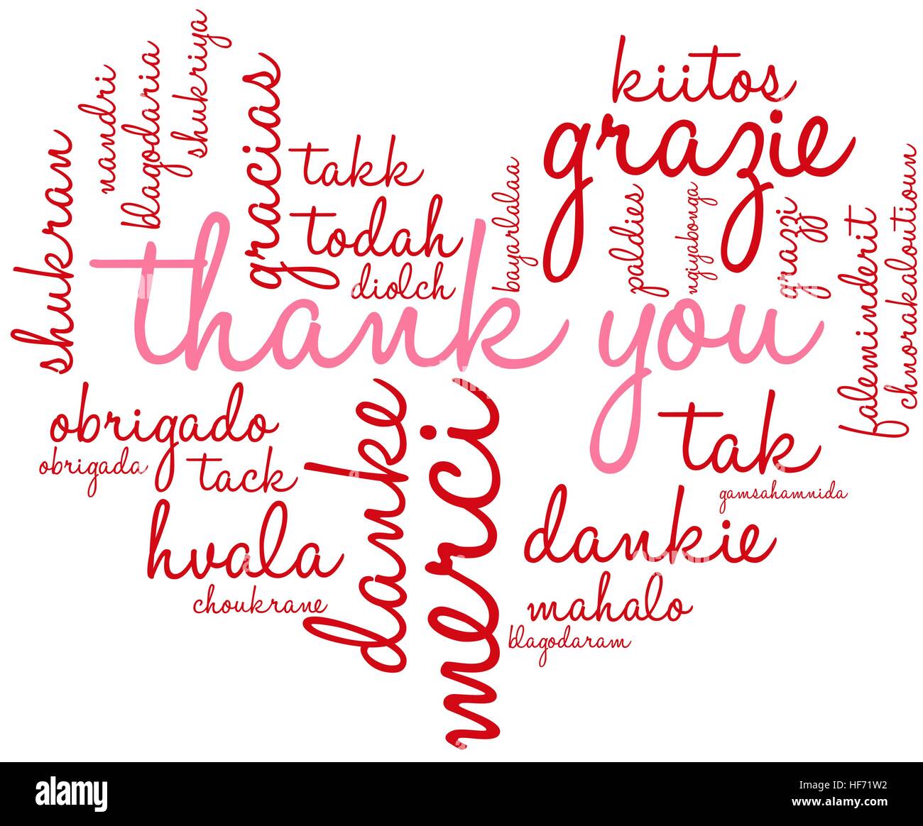 Thank You Word Cloud Stock Vector Image & Art - Alamy