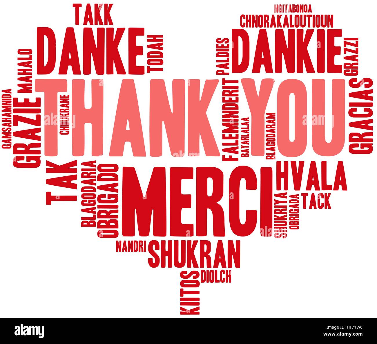 Thank You Word Cloud Stock Vector Image & Art - Alamy