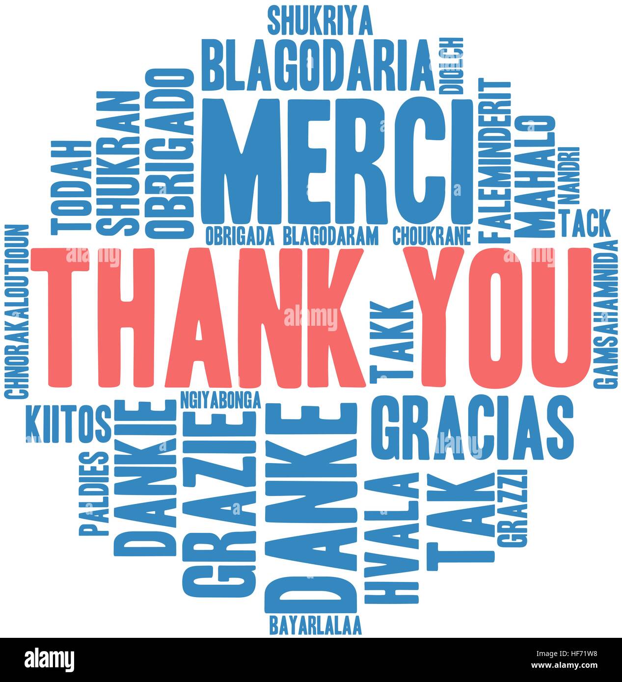 Thank You Word Cloud Stock Vector Image & Art - Alamy