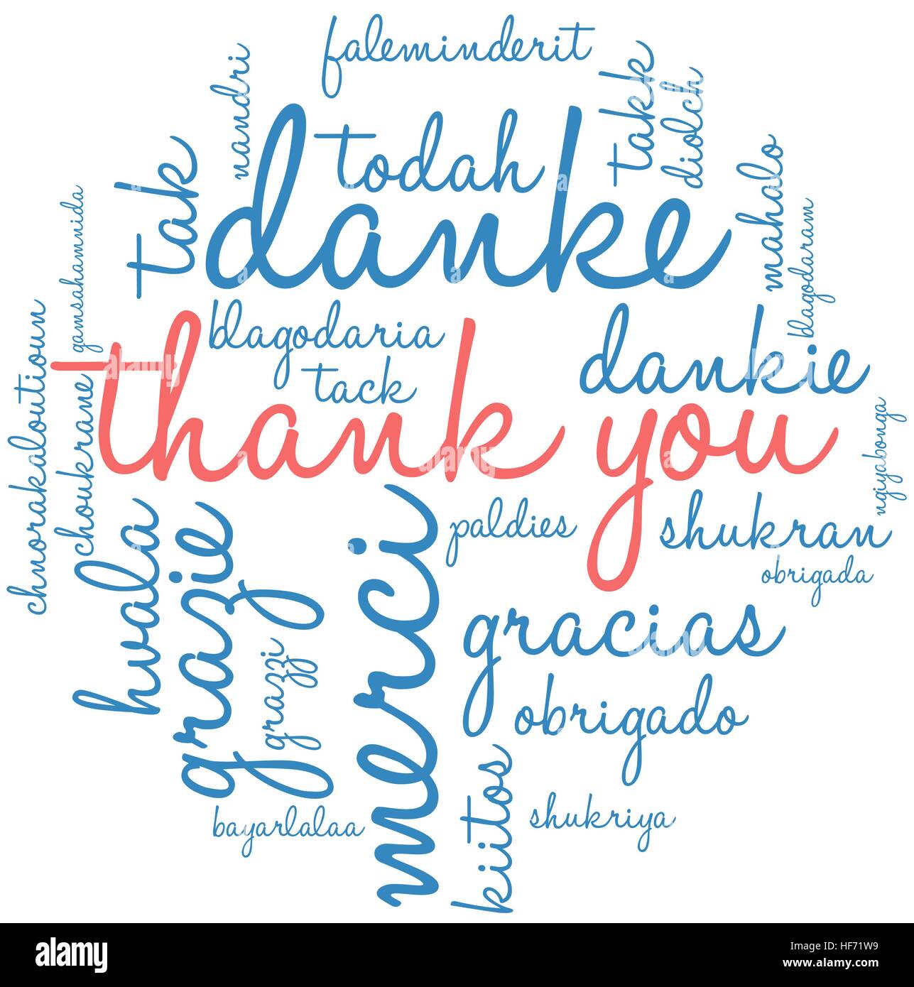 Thank You Word Cloud Stock Vector Image & Art - Alamy