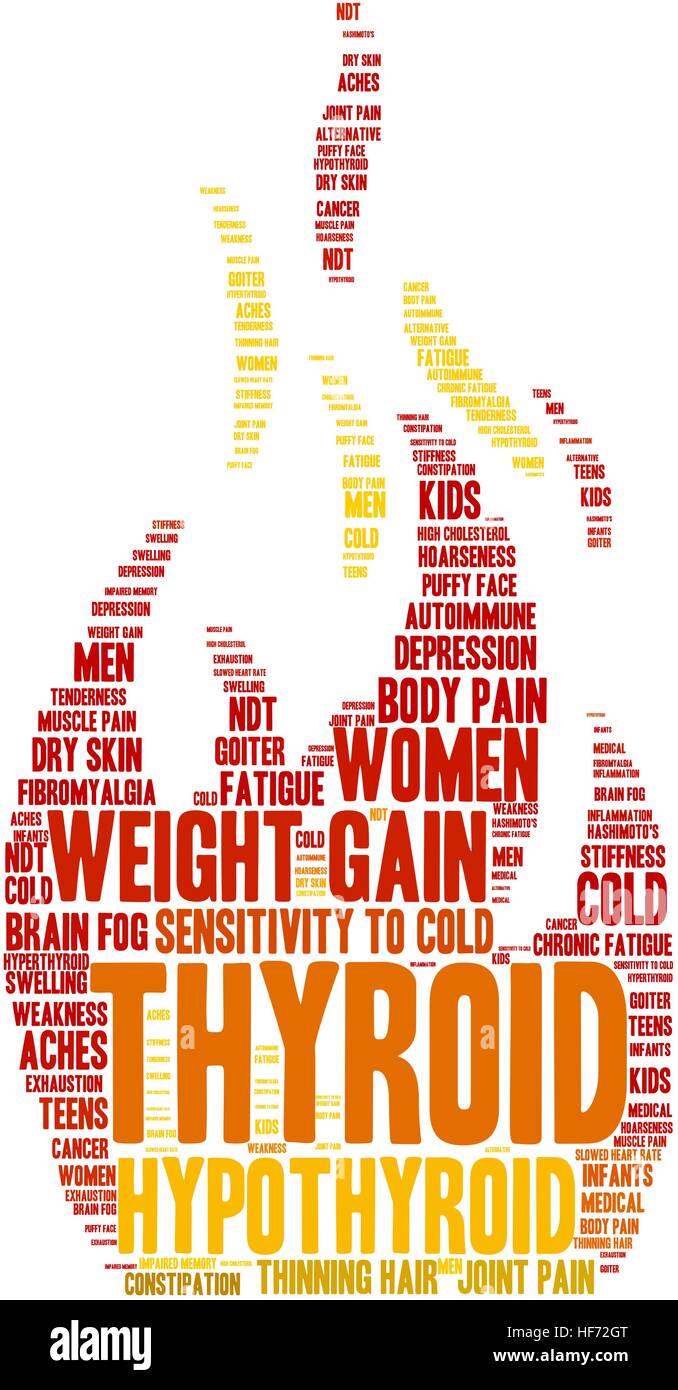 Thyroid word cloud Stock Vector Image & Art - Alamy