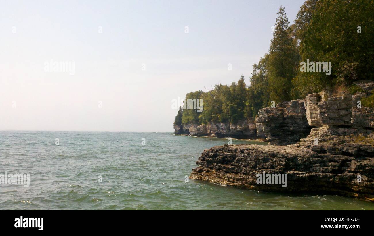 Wisconsin rock formations Stock Photo - Alamy