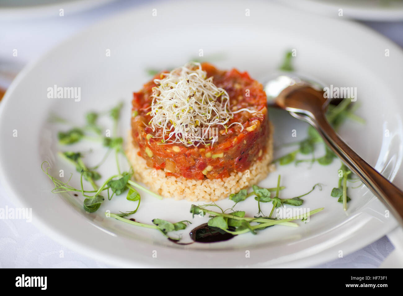 rice with vegetables and sprouted grains wheat Stock Photo - Alamy