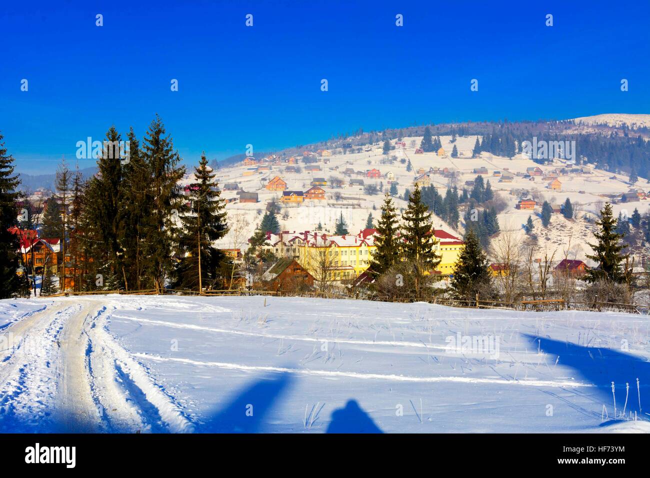 Village between forest hi-res stock photography and images - Alamy