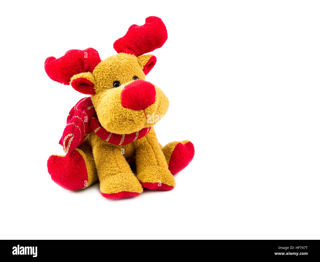 Reindeer christmas toy on Cut Out Stock Images & Pictures - Alamy