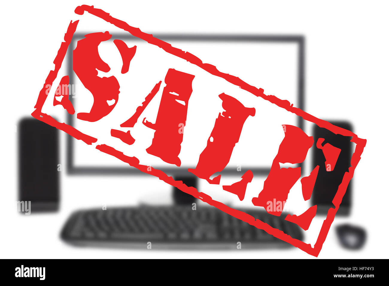 Desktop computer speakers keyboard hi-res stock photography and images ...