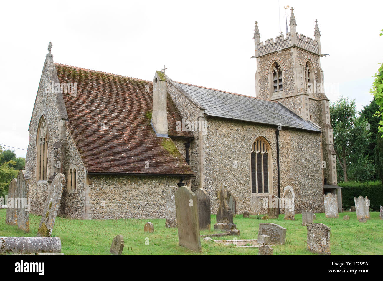 St. Mary the Virgin church in Widdington, Essex, England Stock Photo ...