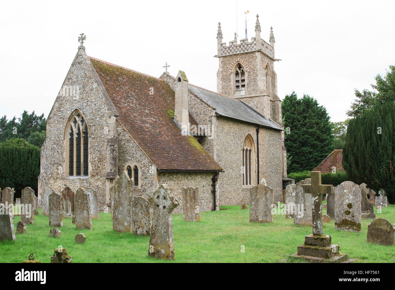 St. Mary the Virgin church in Widdington, Essex, England Stock Photo ...