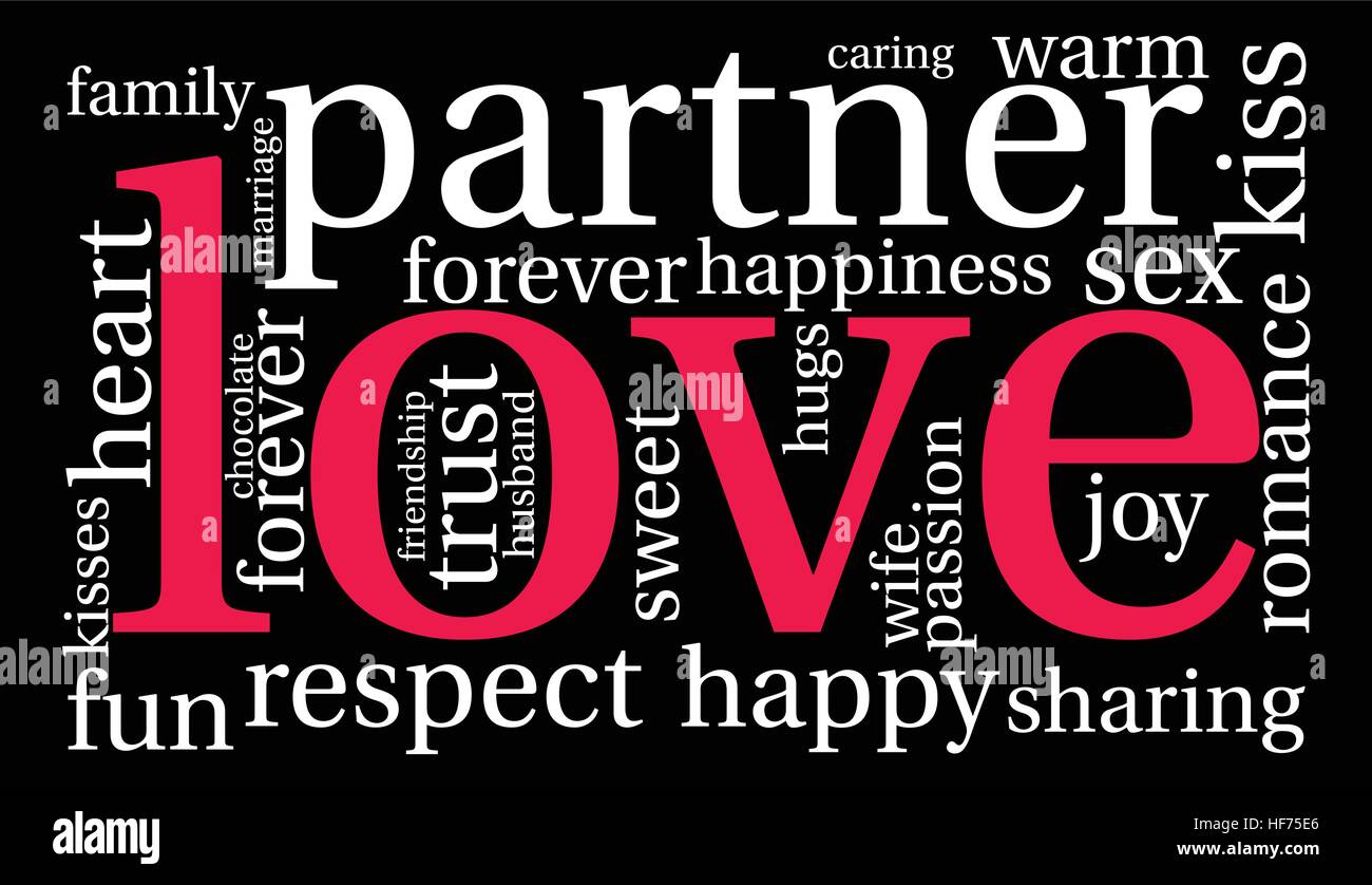 Love word cloud on a white background Stock Vector Image & Art - Alamy