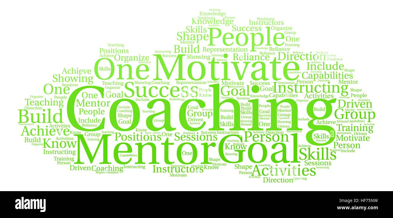 Coaching word cloud on a white background Stock Vector Image & Art - Alamy