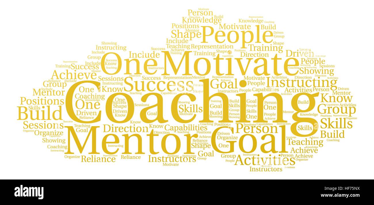 Coaching word cloud on a white background Stock Vector Image & Art - Alamy