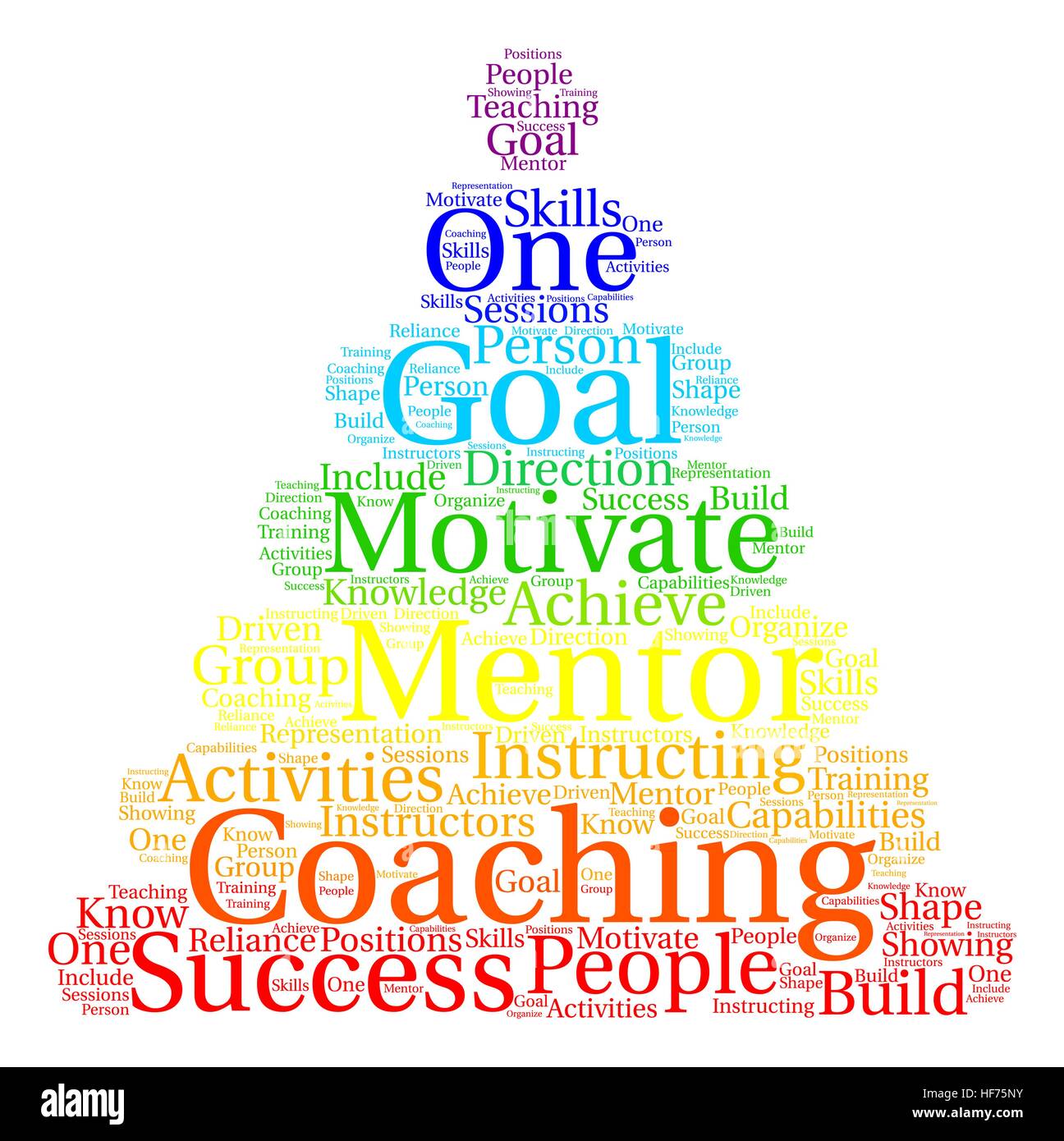 Coaching word cloud on a white background Stock Vector Image & Art - Alamy