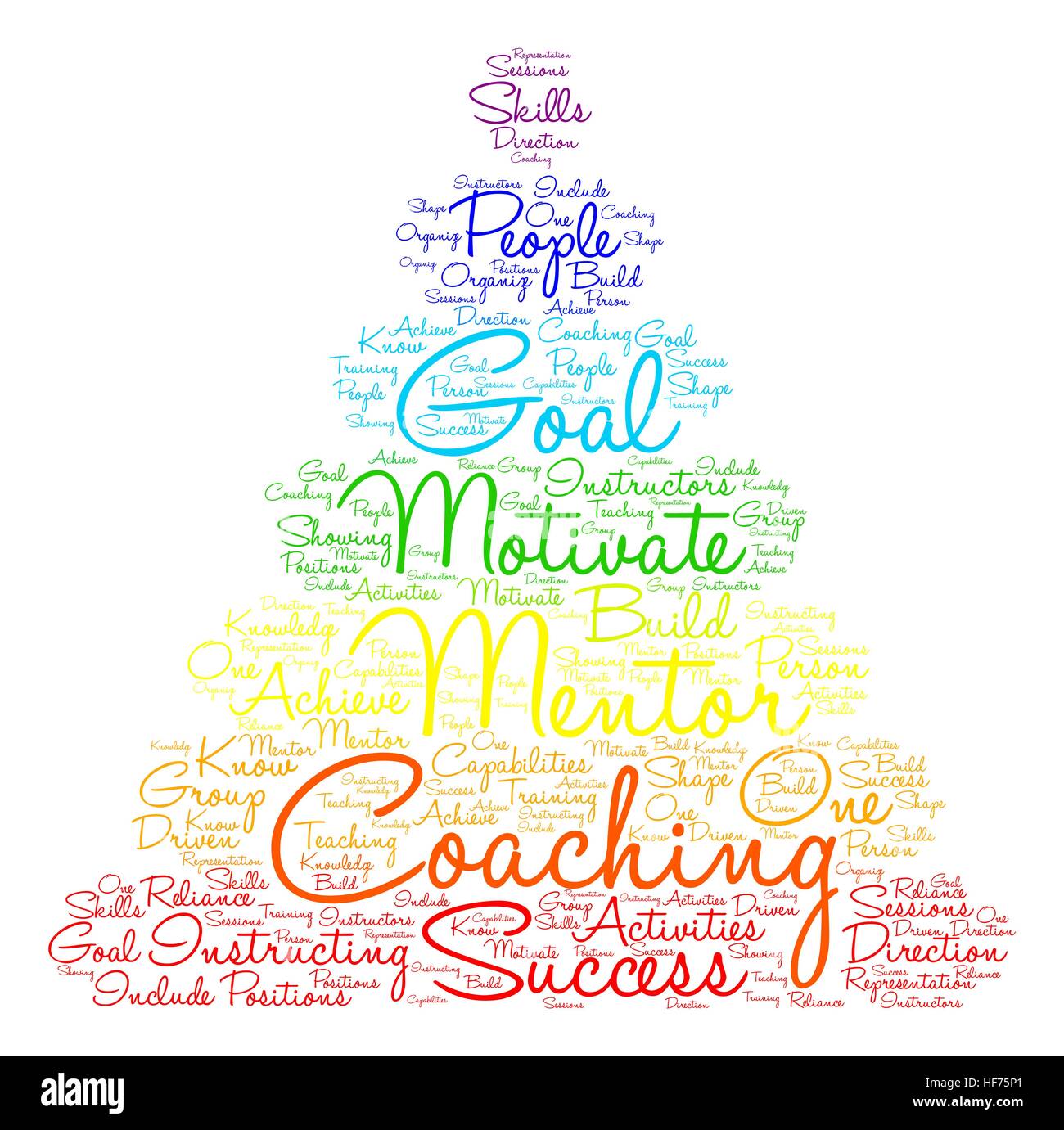 Coaching word cloud on a white background Stock Vector Image & Art - Alamy