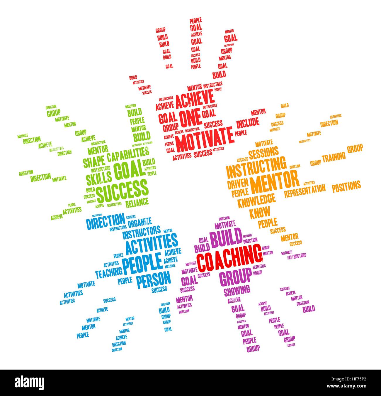 Coaching word cloud on a white background Stock Vector Image & Art - Alamy