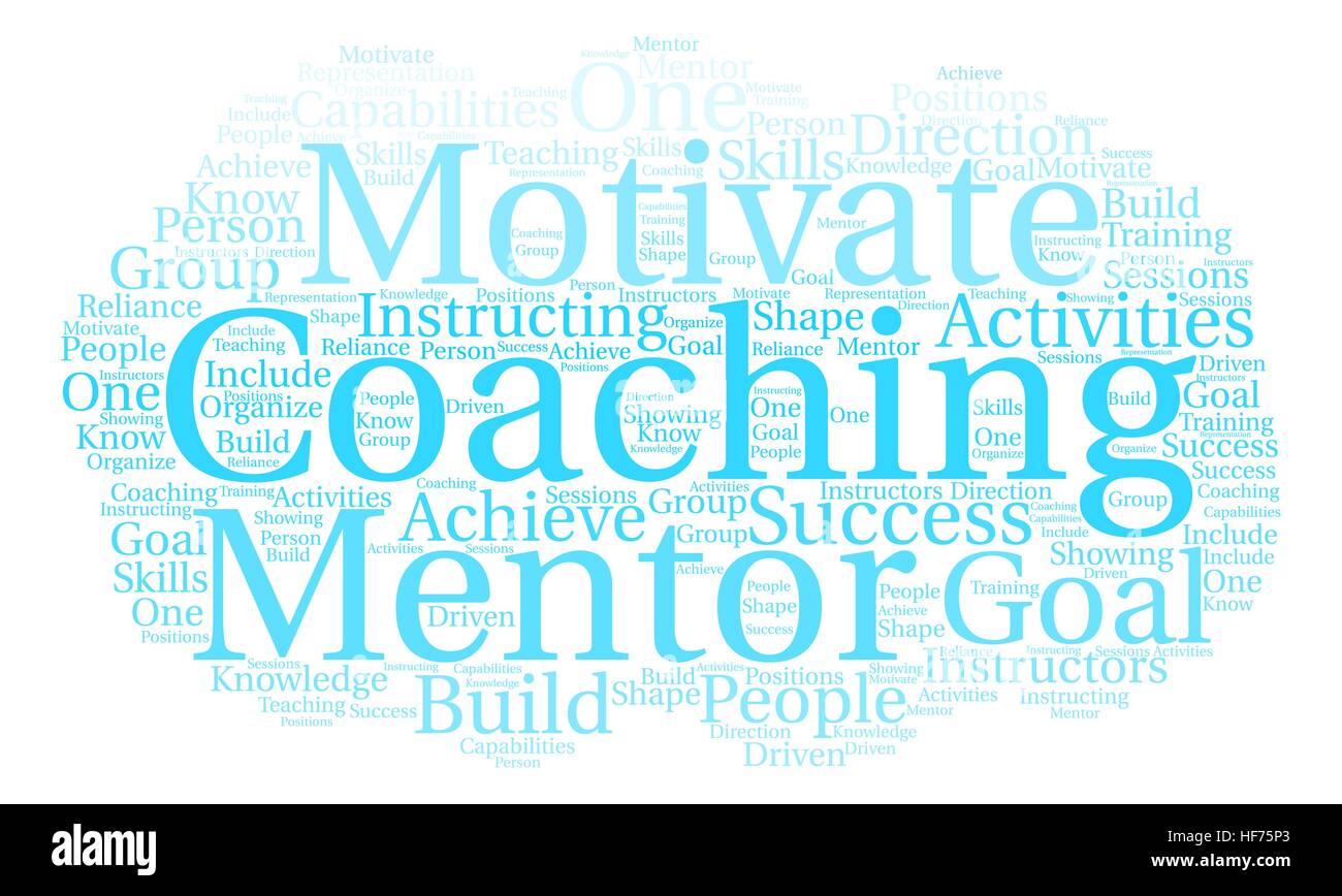 Coaching word cloud on a white background Stock Vector Image & Art - Alamy
