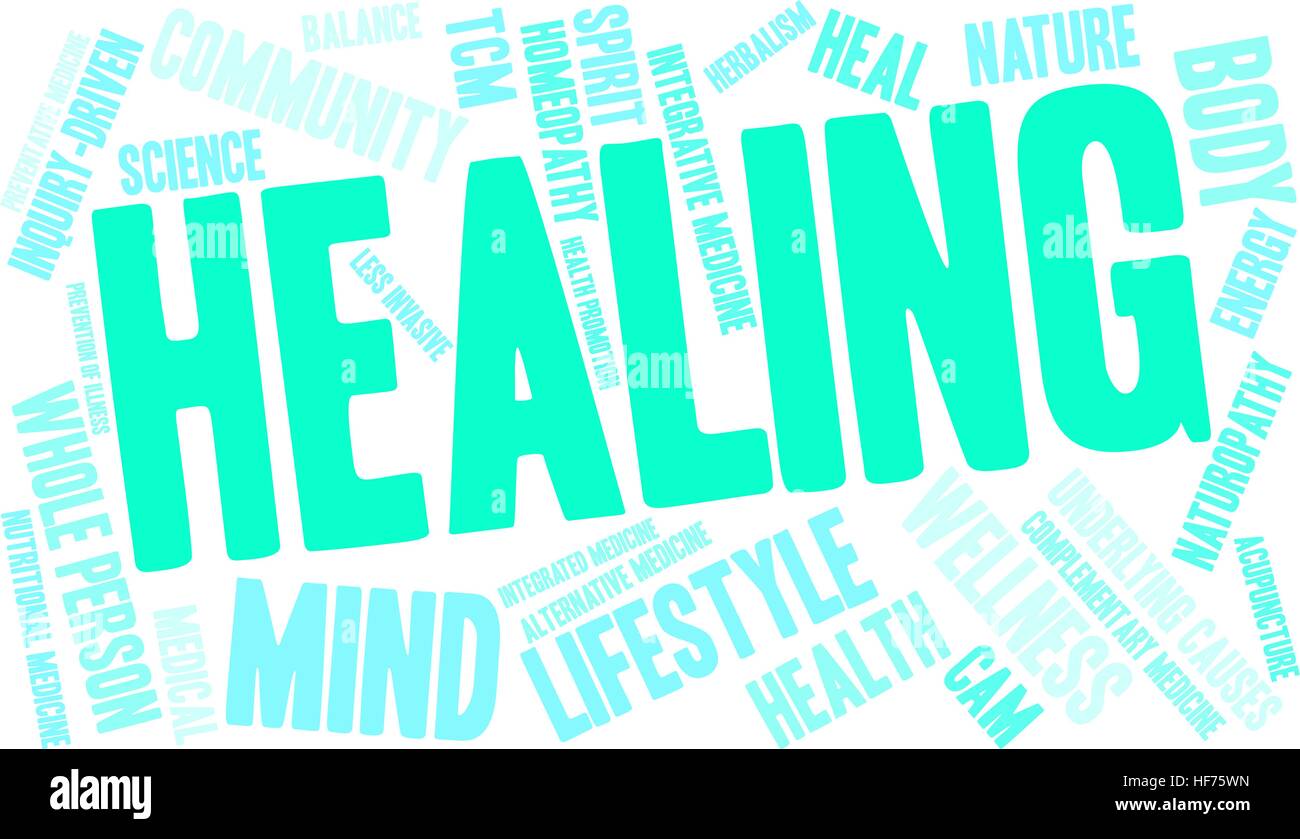 Healing word cloud on a white background Stock Vector Image & Art - Alamy