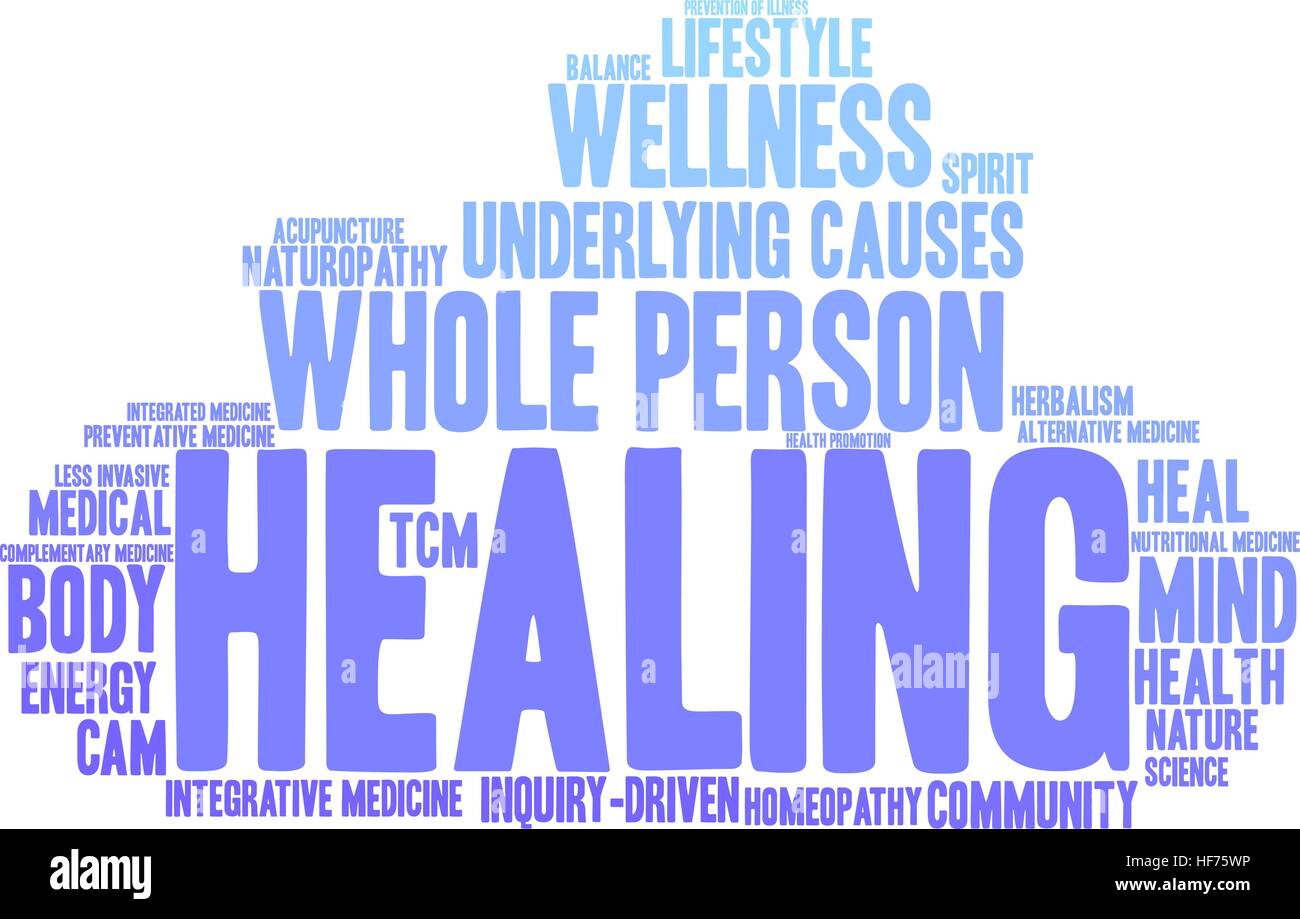 Healing word cloud on a white background Stock Vector Image & Art - Alamy