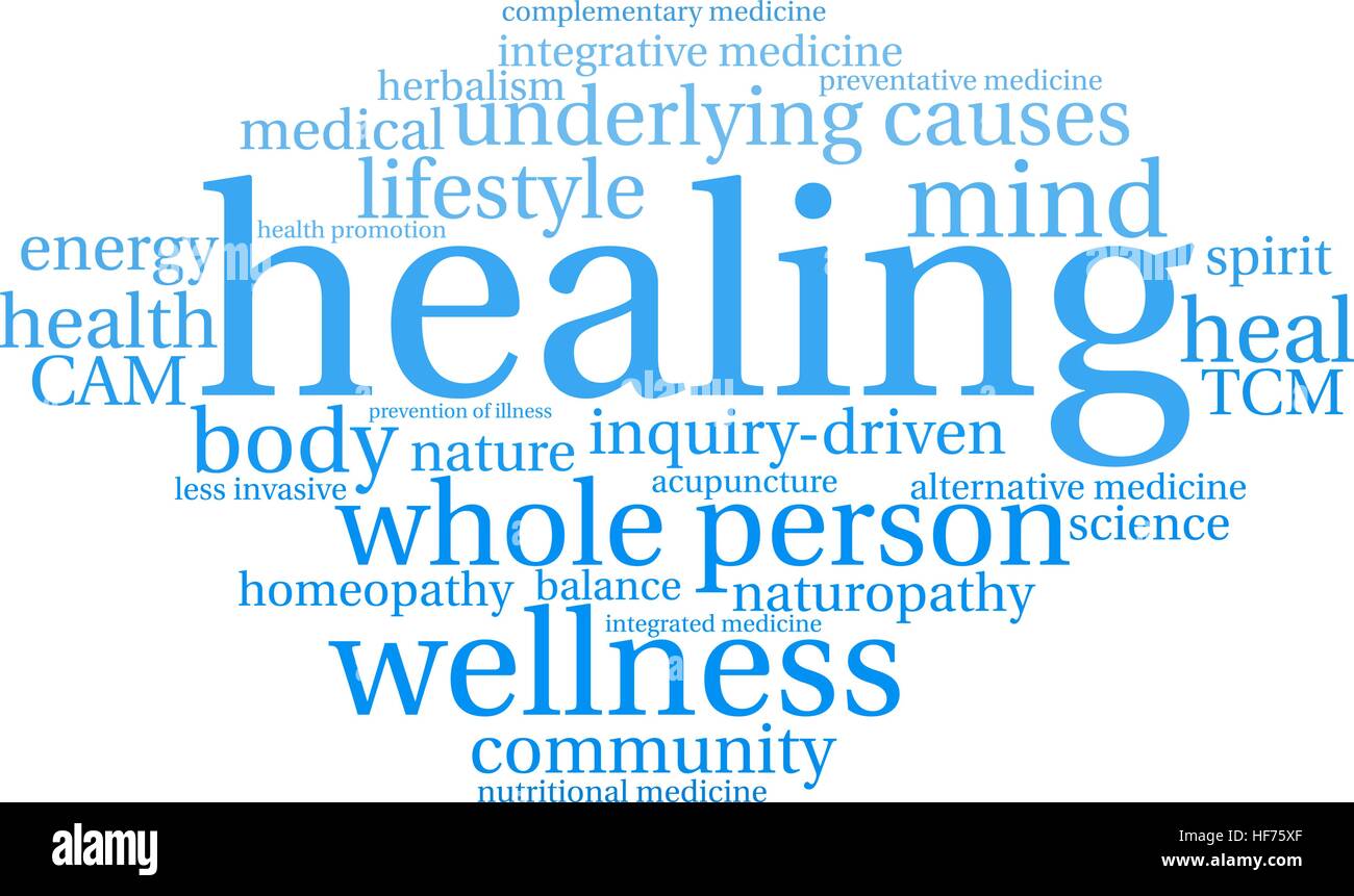 Healing word cloud on a white background Stock Vector Image & Art - Alamy