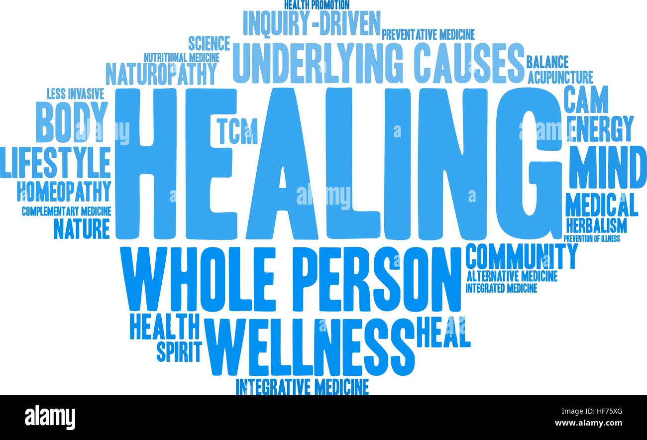 Healing word cloud on a white background Stock Vector Image & Art - Alamy