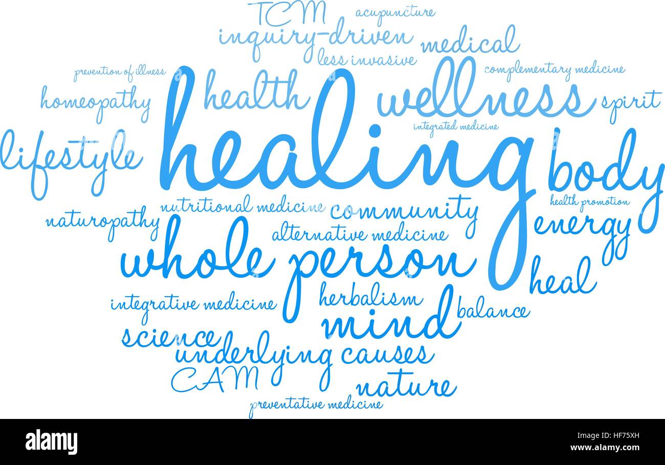 Healing word cloud on a white background Stock Vector Image & Art - Alamy