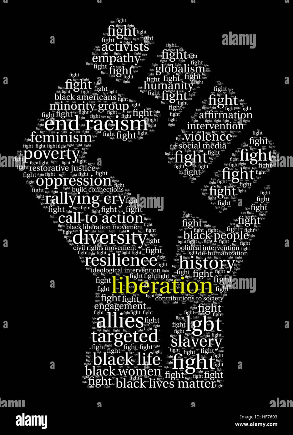 Liberation word cloud on a white background Stock Vector Image & Art ...