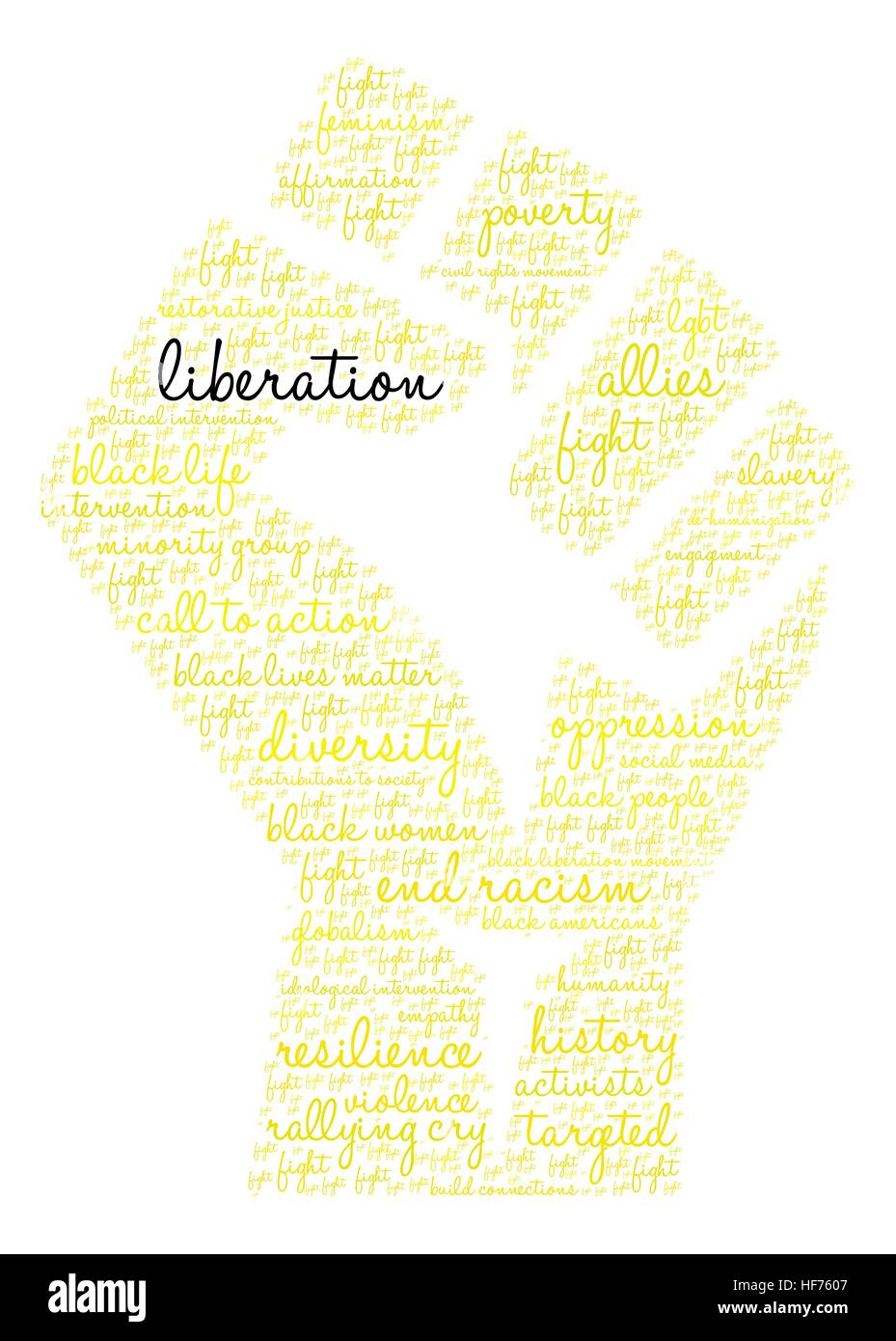 Liberation word cloud on a white background Stock Vector Image & Art ...