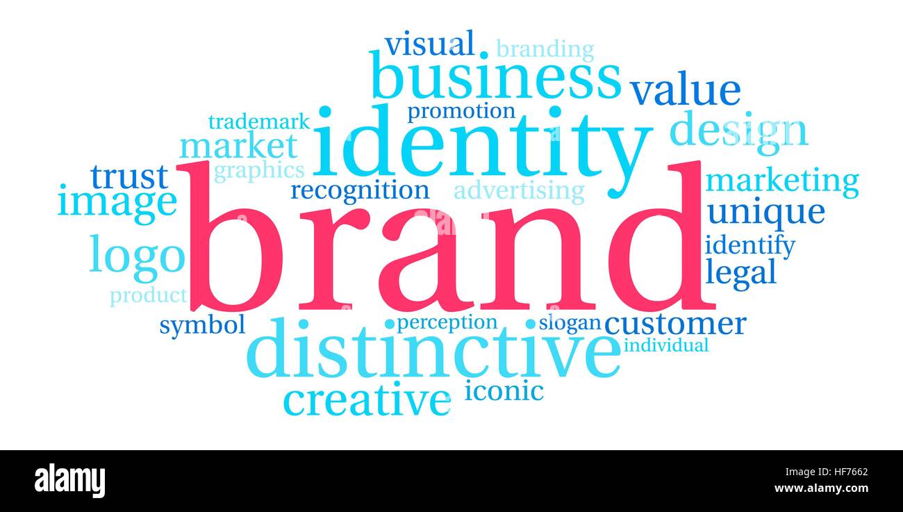 Brand word cloud on a white background Stock Vector Image & Art - Alamy