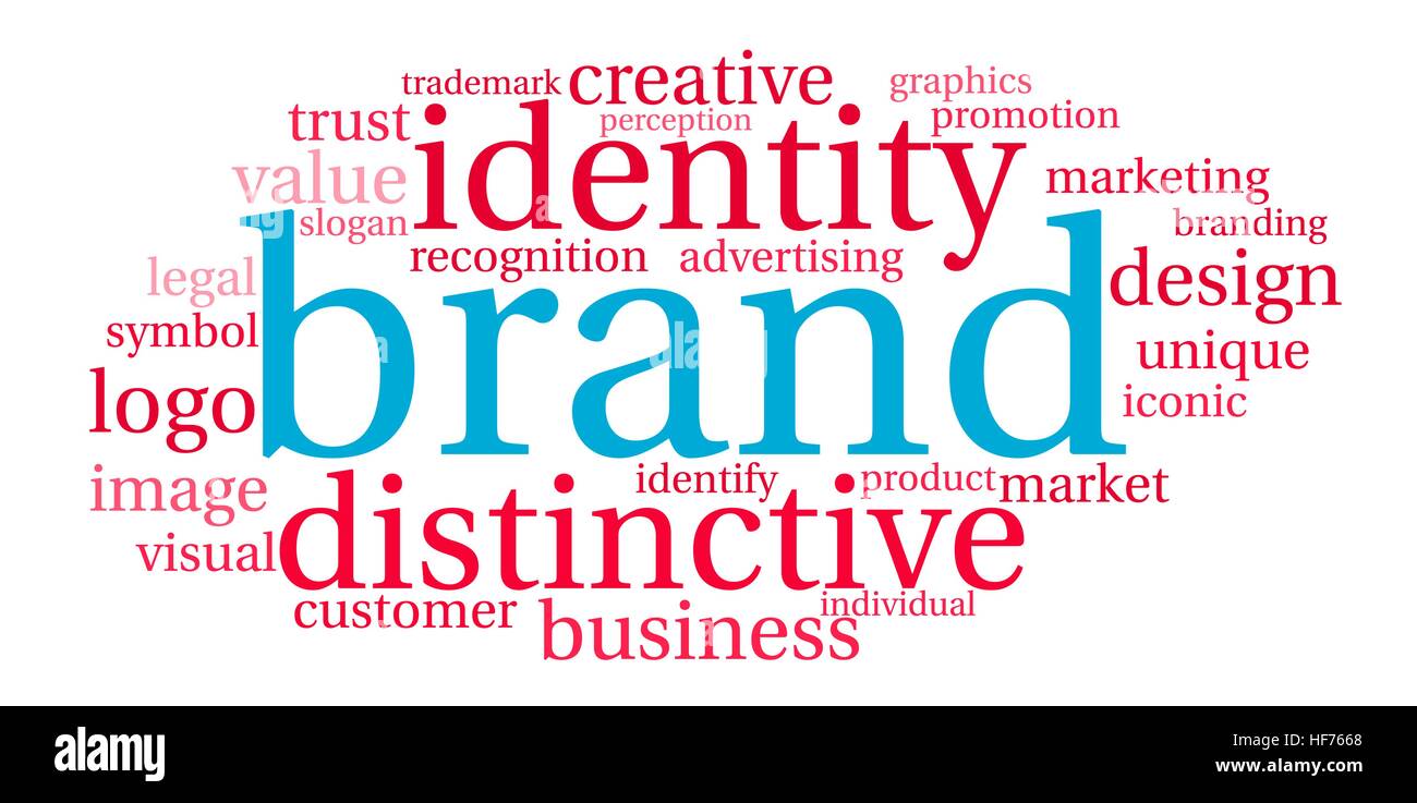 Brand word cloud on a white background Stock Vector Image & Art - Alamy
