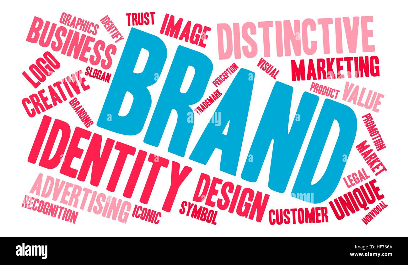 Brand word cloud on a white background Stock Vector Image & Art - Alamy
