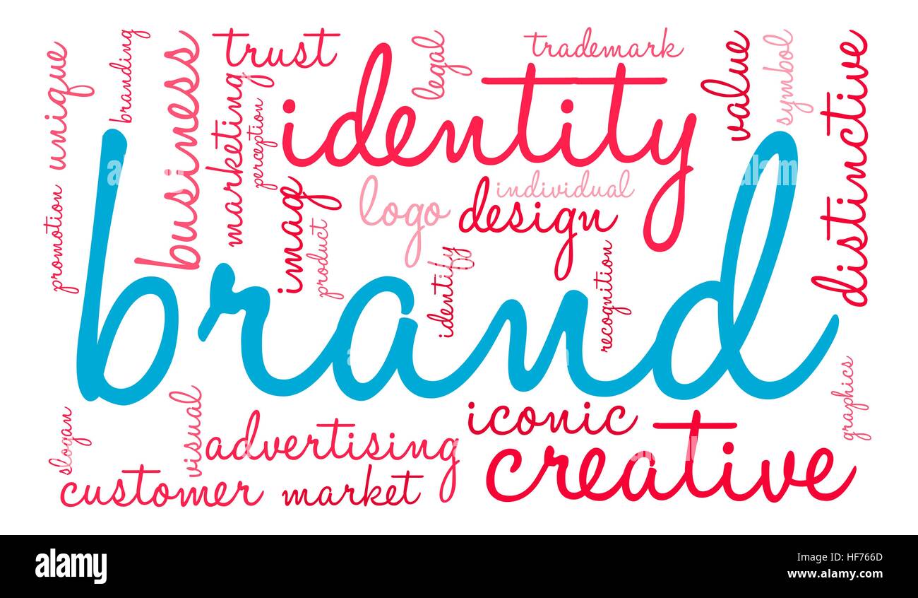 Brand word cloud on a white background Stock Vector Image & Art - Alamy
