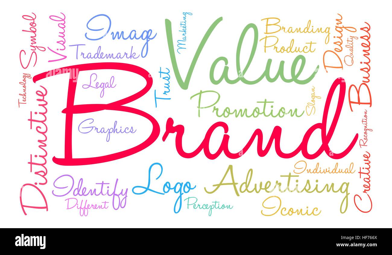 Brand word cloud on a white background Stock Vector Image & Art - Alamy
