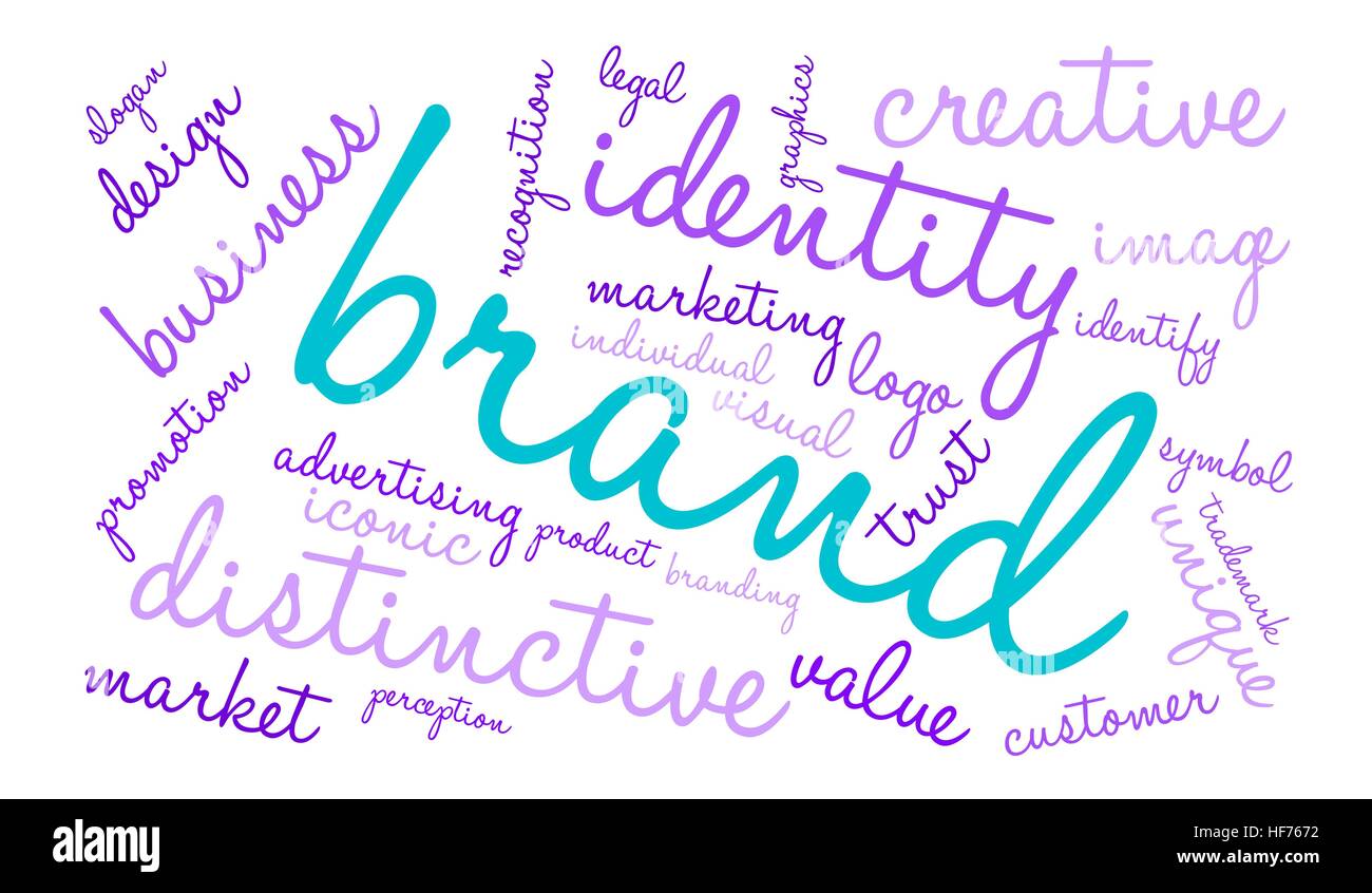 Brand word cloud on a white background Stock Vector Image & Art - Alamy