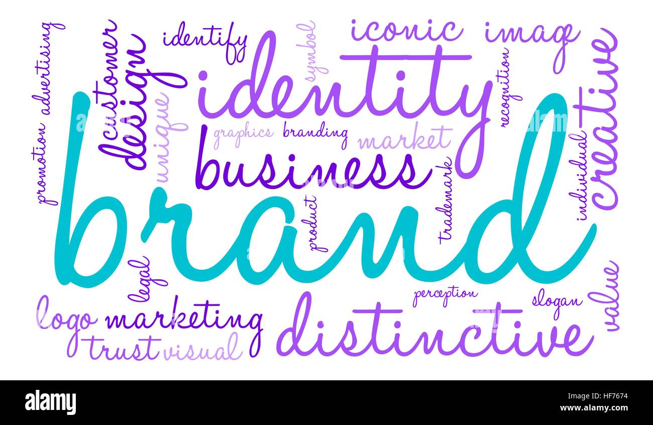 Brand word cloud on a white background Stock Vector Image & Art - Alamy