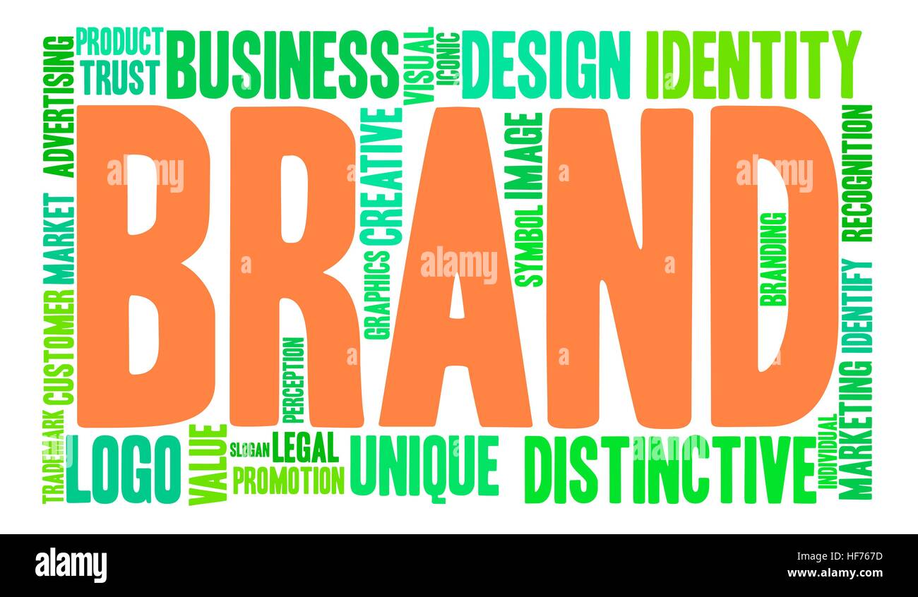 Brand word cloud on a white background Stock Vector Image & Art - Alamy