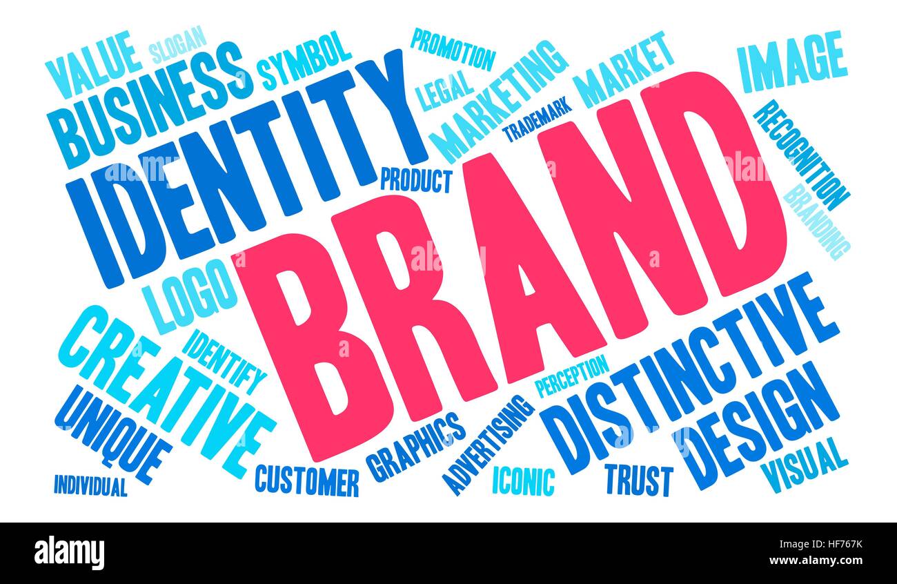 Brand word cloud on a white background Stock Vector Image & Art - Alamy