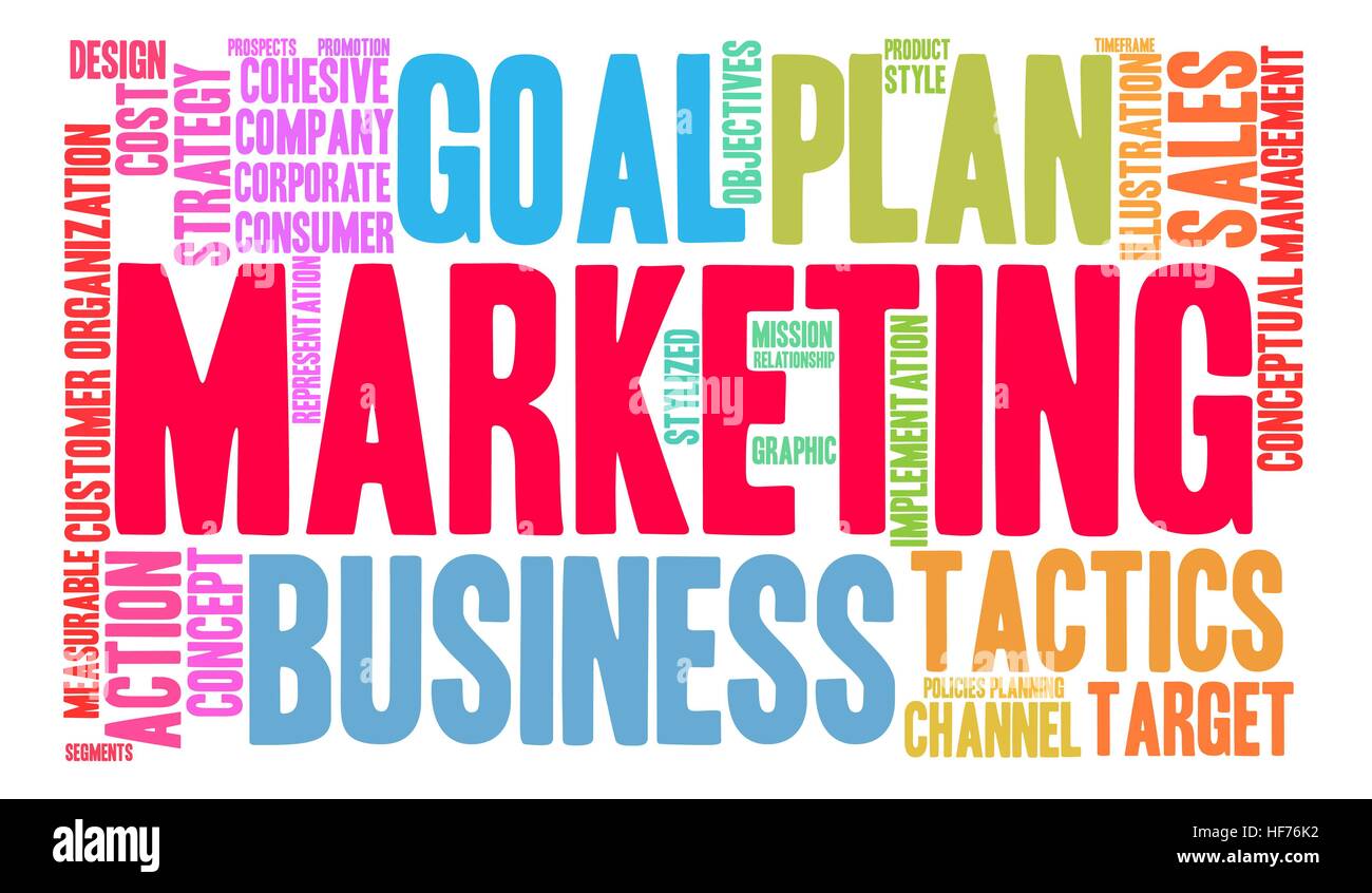 Marketing word cloud on a white background Stock Vector Image & Art - Alamy