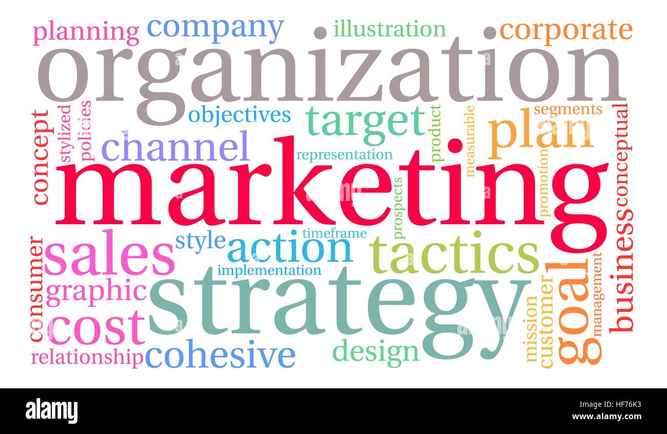 Marketing word cloud on a white background Stock Vector Image & Art - Alamy