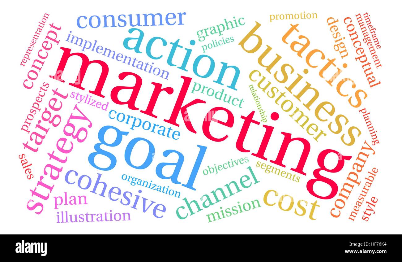 Marketing word cloud on a white background Stock Vector Image & Art - Alamy